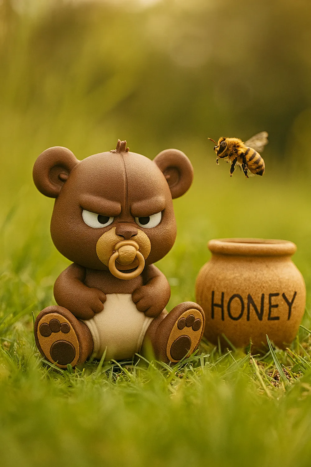 Baby Grumpy Bear - Free 3D Print Model - MakerWorld