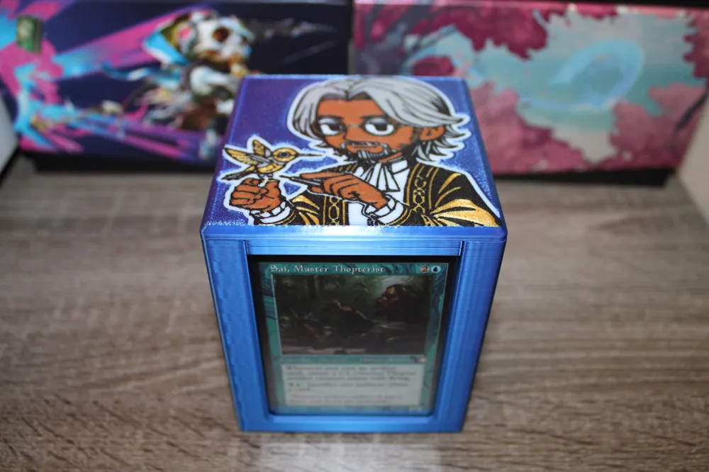MTG EDH Commander Showcase Deck Box - Sai by Westly - MakerWorld