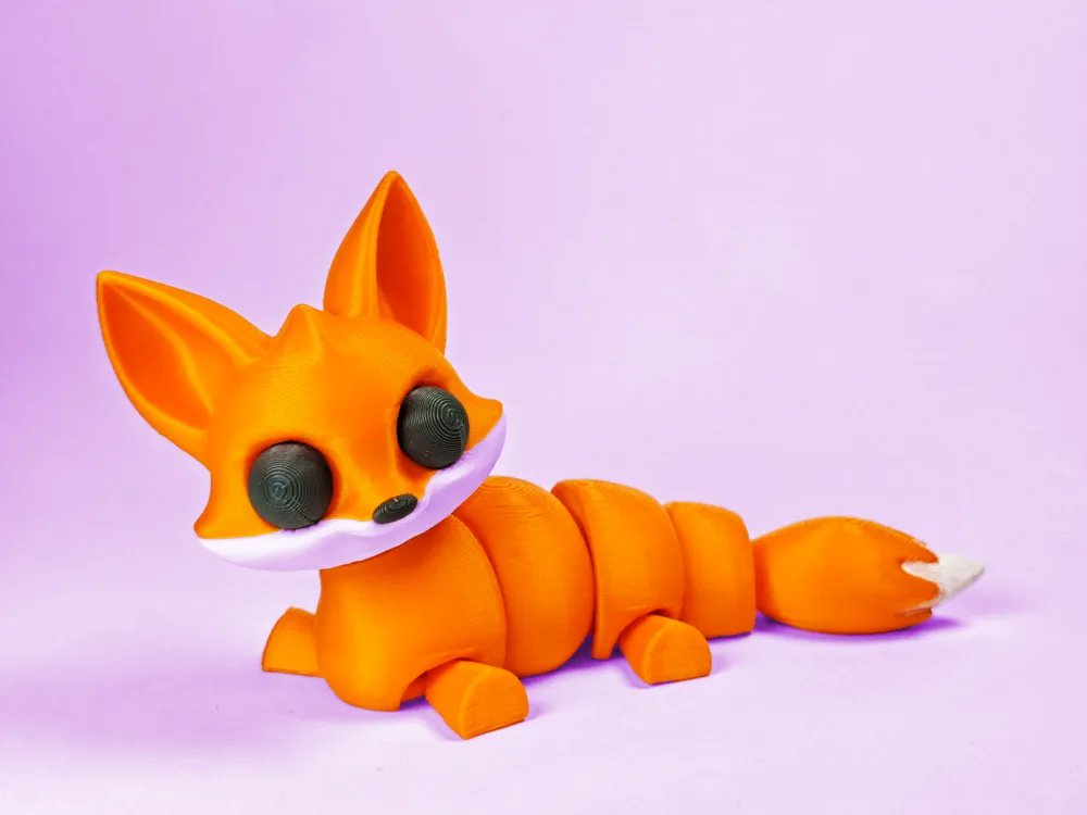 Articulated Fox (NO AMS) - Free 3D Print Model - MakerWorld