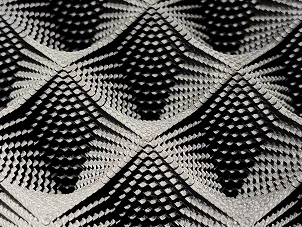 Parabolic Wave Grid Panel (#2) (Standard Detail) - Free 3D Print Model ...