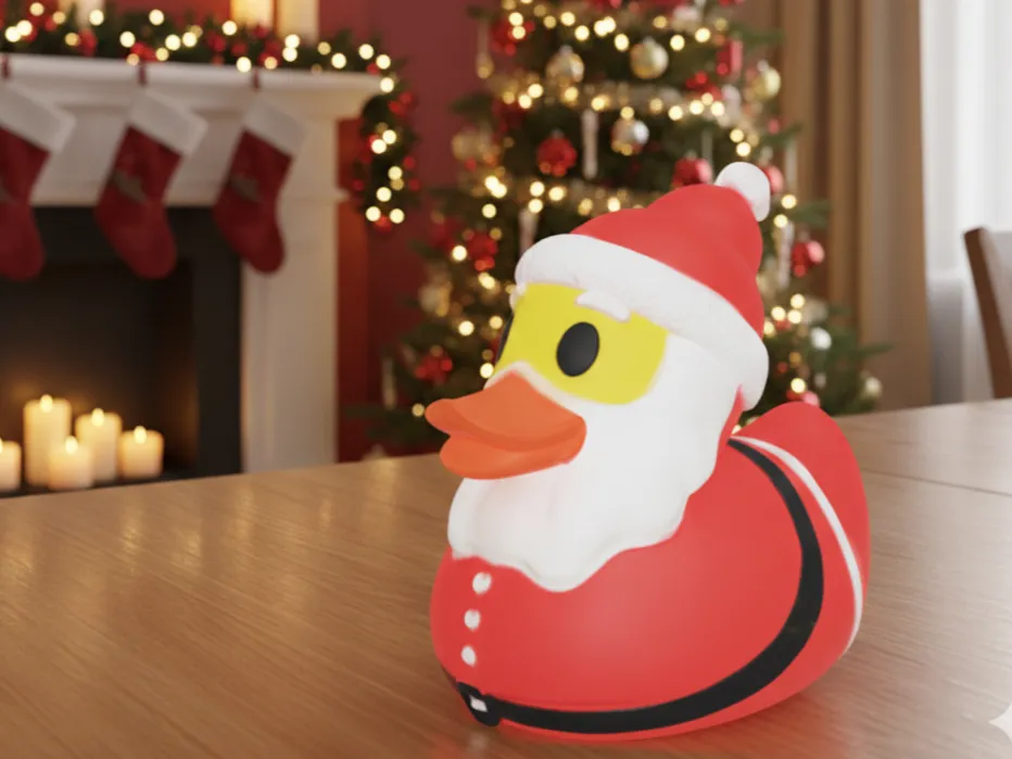 Santa duck by kingcreator MakerWorld: Download Free 3D Models