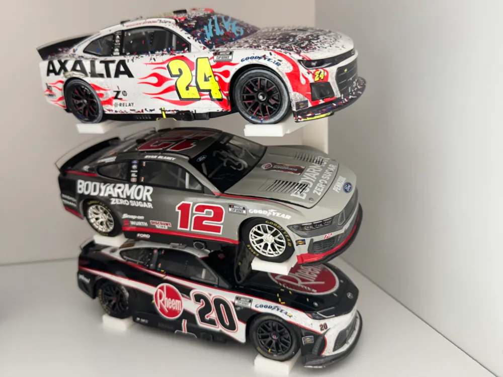 NASCAR Diecast Stand by Tanner MakerWorld: Download Free 3D Models