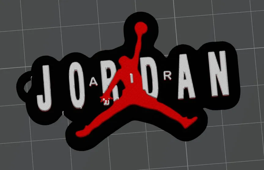 Jordan Keychain by Ibextronic3D - MakerWorld