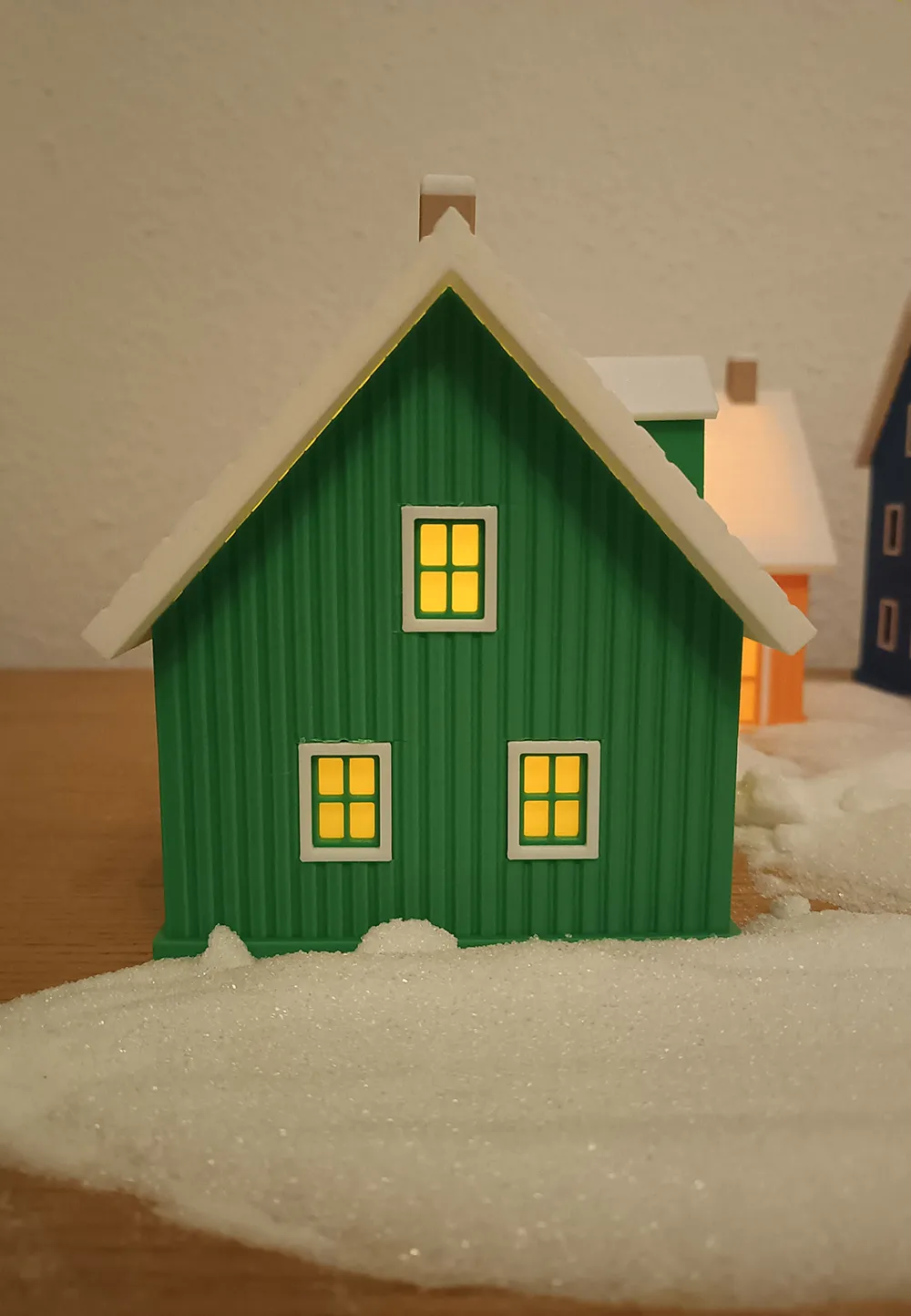 Christmas village by Kontor MakerWorld: Download Free 3D Models