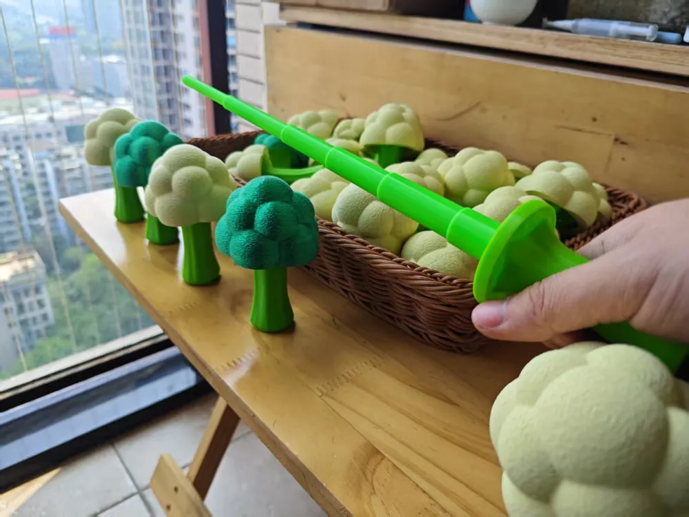 Selling vegetables~~cauliflower/broccoli collapsible retractable sword ...