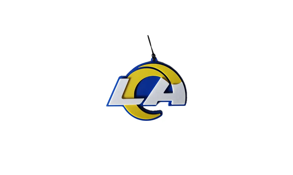 Los Angeles Rams Car Rearview Mirror Ornament - Free 3D Print Model ...