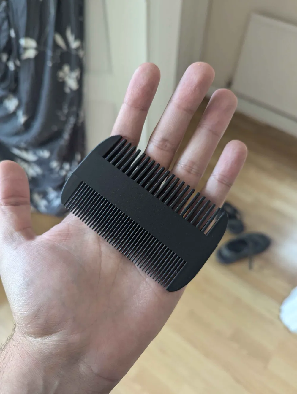 Dual Beard Hair Comb - Coarse and fine teeth - Free 3D Print Model ...