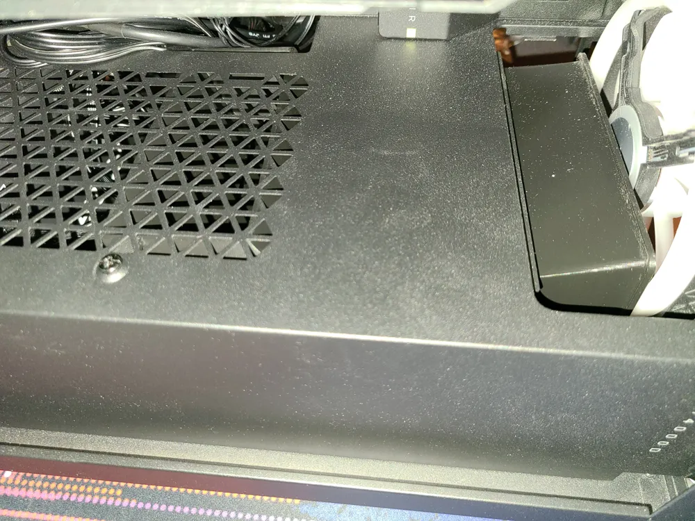 Corsair 4000D GPU Fan Intake Supportless Remixed by Tango Papa - MakerWorld