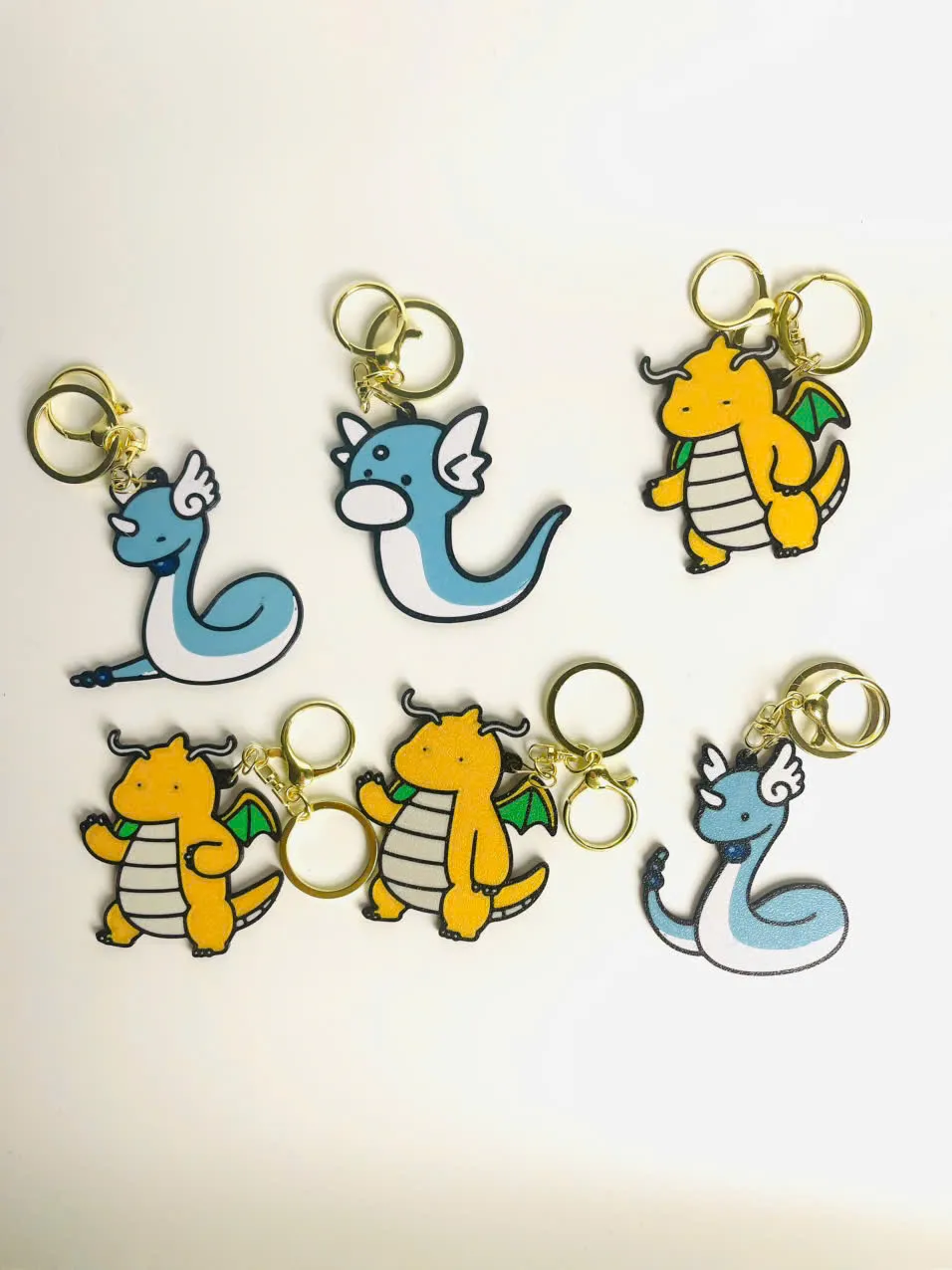 Dratini, Dragonair, Dragonite Pokemon Keychain by Foo Box MakerWorld ...