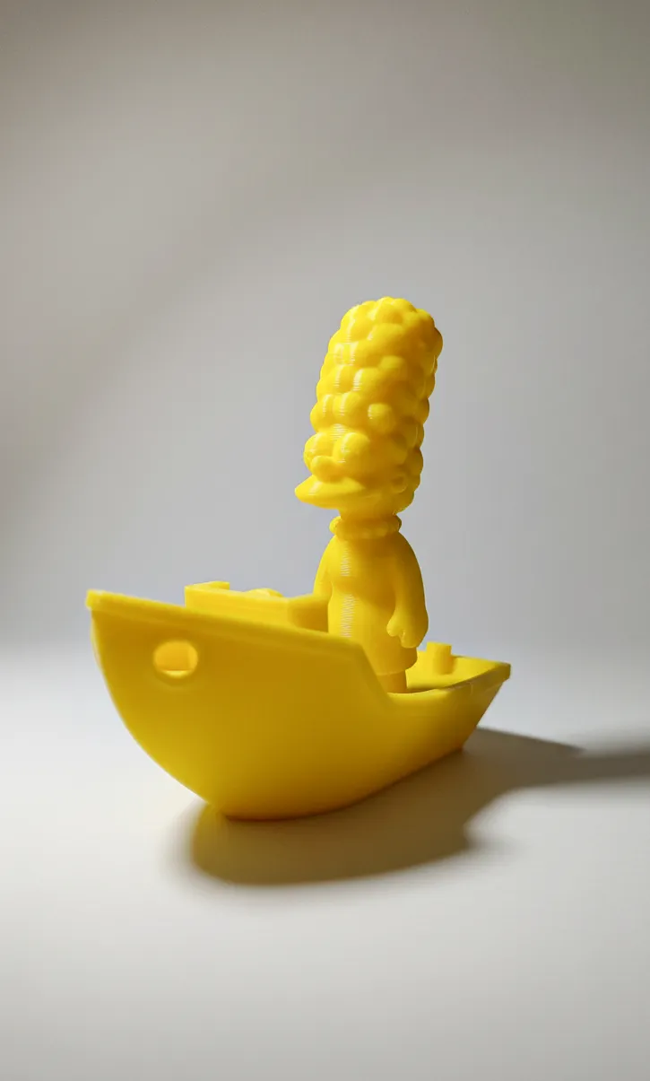 Marge Simpson Benchy - Free 3D Print Model - MakerWorld