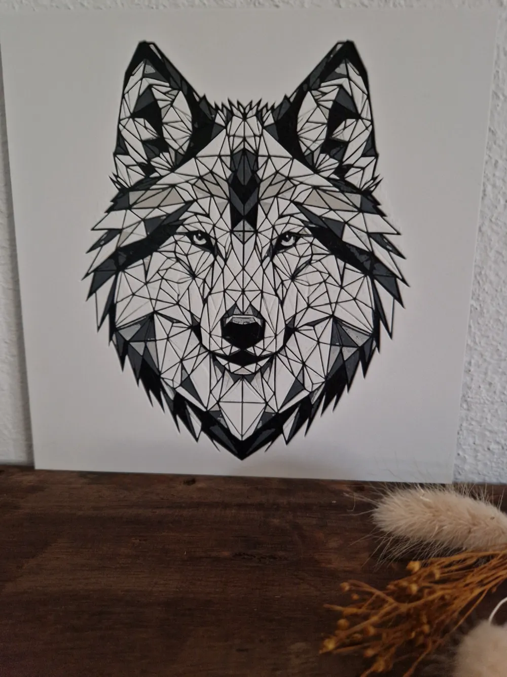 wolf white background | Wolf weißer Hintergrund by PR 3D-PRINTS ...
