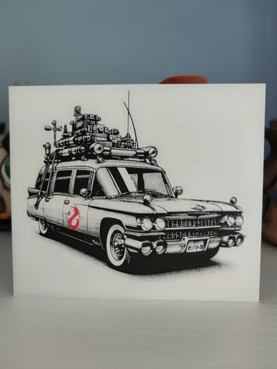 Ghostbusters car hueforge by Litolunar - MakerWorld
