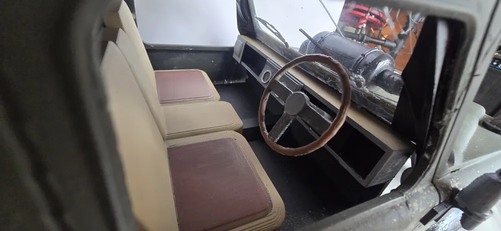 2 Door Defender with bench seat in back - Free 3D Print Model - MakerWorld