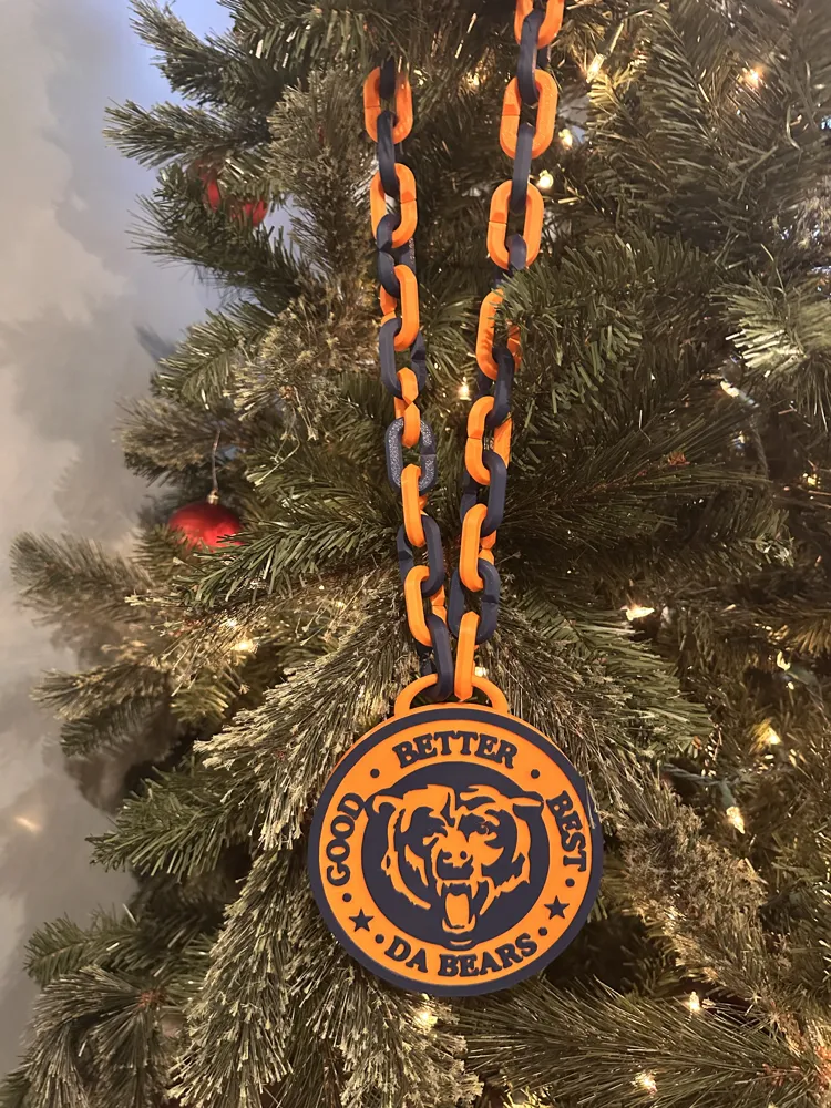 Good Better Best Chicago Bears Hype Chain - Free 3D Print Model ...