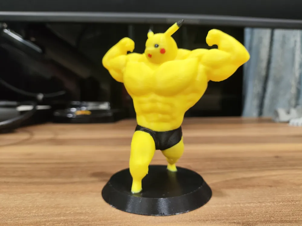 Ultra Swole Pikachu Remixed by Apizaizai - MakerWorld