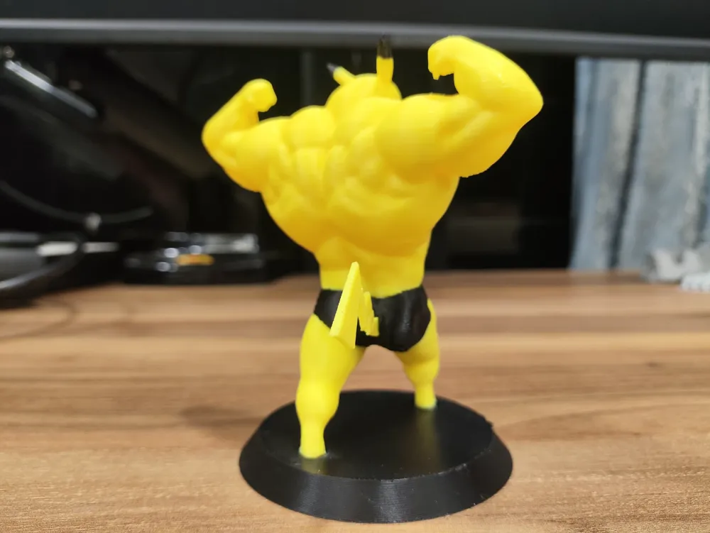 Ultra Swole Pikachu Remixed by Apizaizai MakerWorld: Download Free 3D ...
