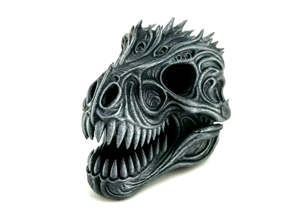 Alien T-Rex Skull by ChainsawGraphics MakerWorld: Download Free 3D Models