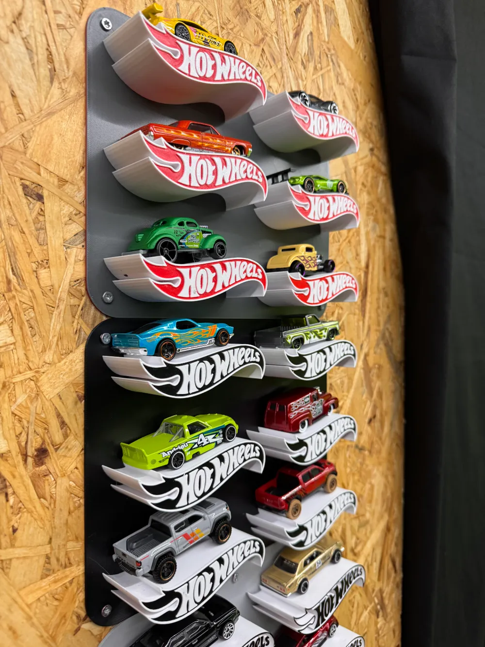 Hotwheels wall display - Free 3D Print Model - MakerWorld