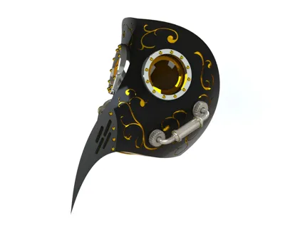 PLAGUE DOCTOR MASK by 3DXAV - MakerWorld