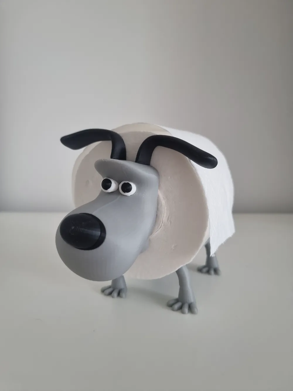Gromit rollable tissue stand Remixed by Passenger M - MakerWorld