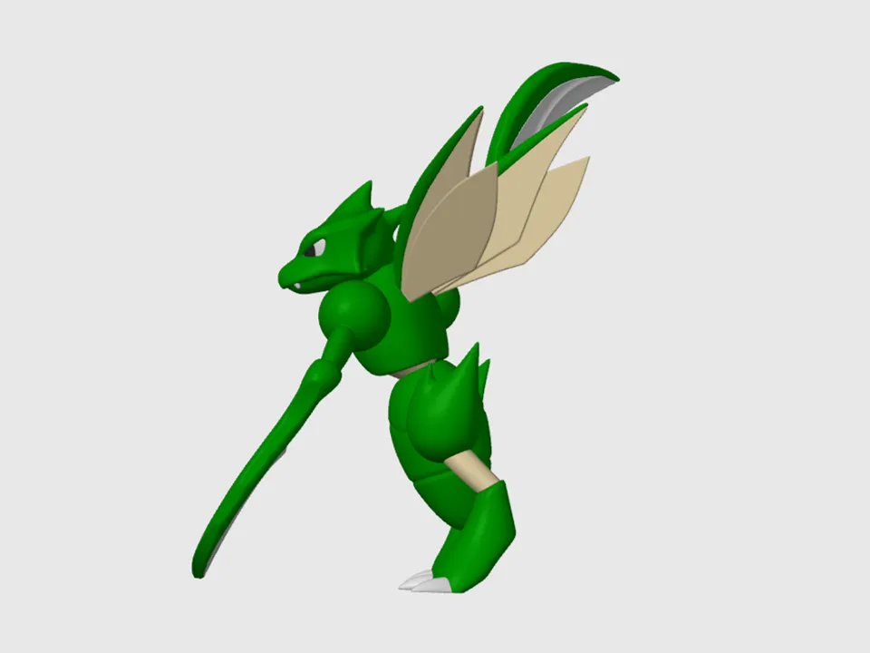 Scyther Multicolor by entroisdimensions_figurine MakerWorld: Download ...