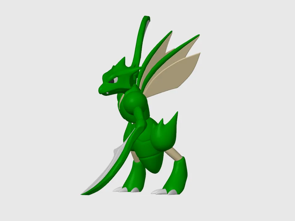 Scyther Multicolor by entroisdimensions_figurine MakerWorld: Download ...