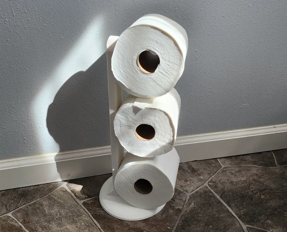 Toilet Paper Tower - Customizable - No Supports by TripleGWorkshop ...
