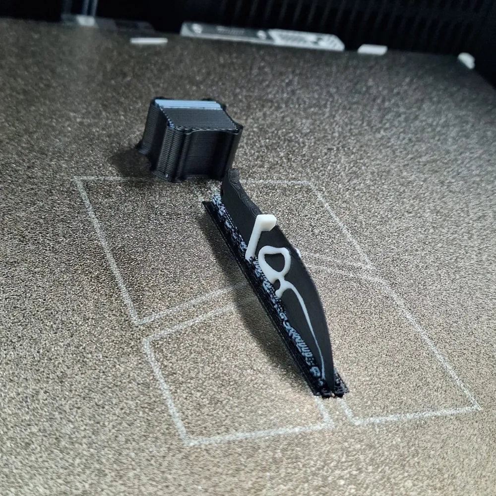 Scream Knife Keychain – The Movie - Free 3D Print Model - MakerWorld