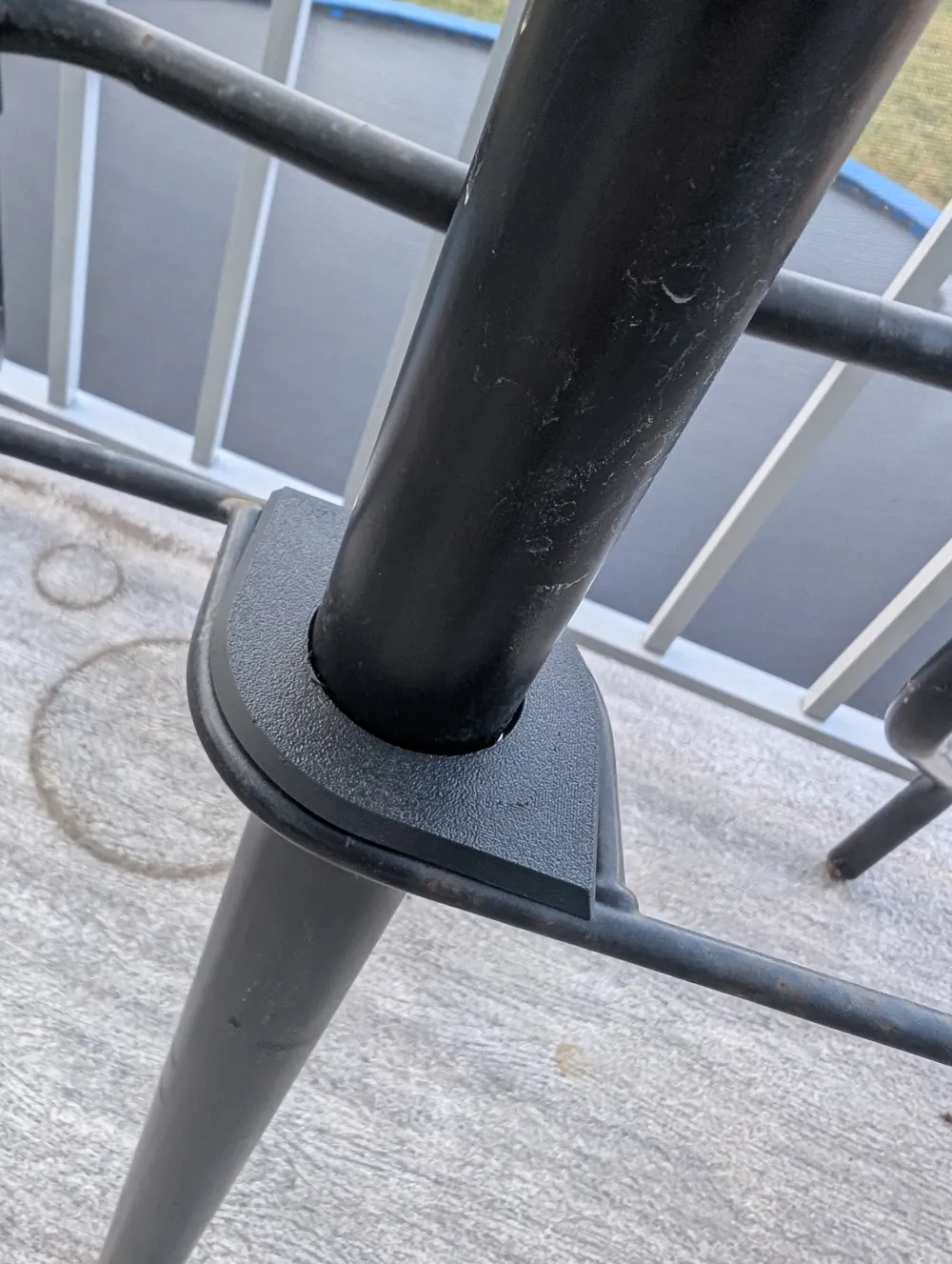 Umbrella hole spacer - table insert - ring insert - Free 3D Print Model ...