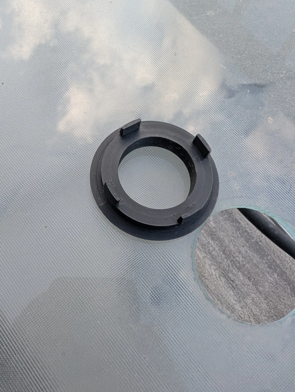 Umbrella hole spacer - table insert - ring insert - Free 3D Print Model ...