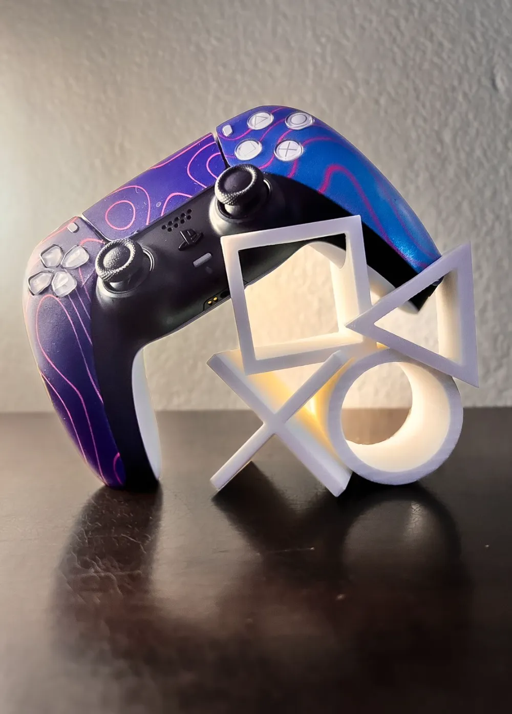 PS5 Symbol Controller Stand - Free 3D Print Model - MakerWorld