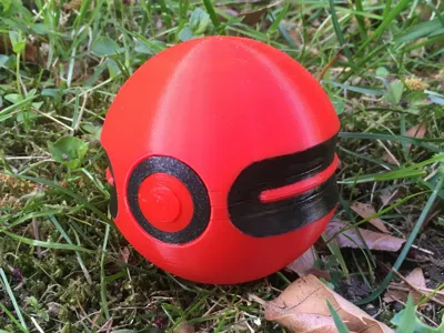 pokemon ball 3d print model download - MakerWorld