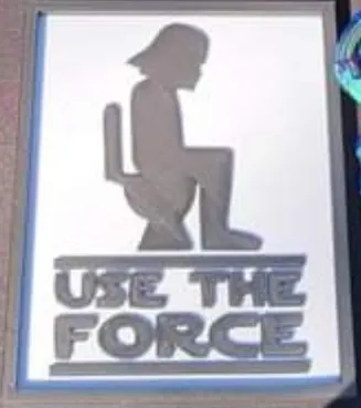 Use the Force Sign by casper7mmx - MakerWorld