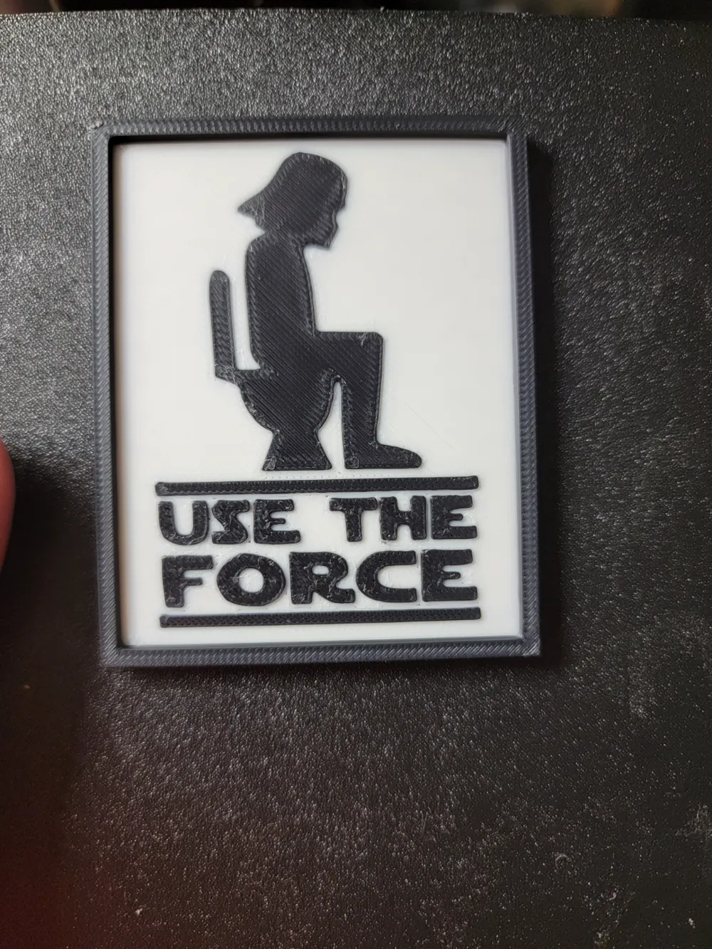 Use the Force Sign by casper7mmx - MakerWorld