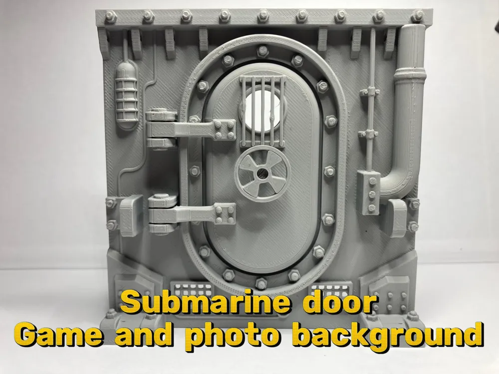 Submarine door: game and photo background by Nasik MakerWorld: Download ...