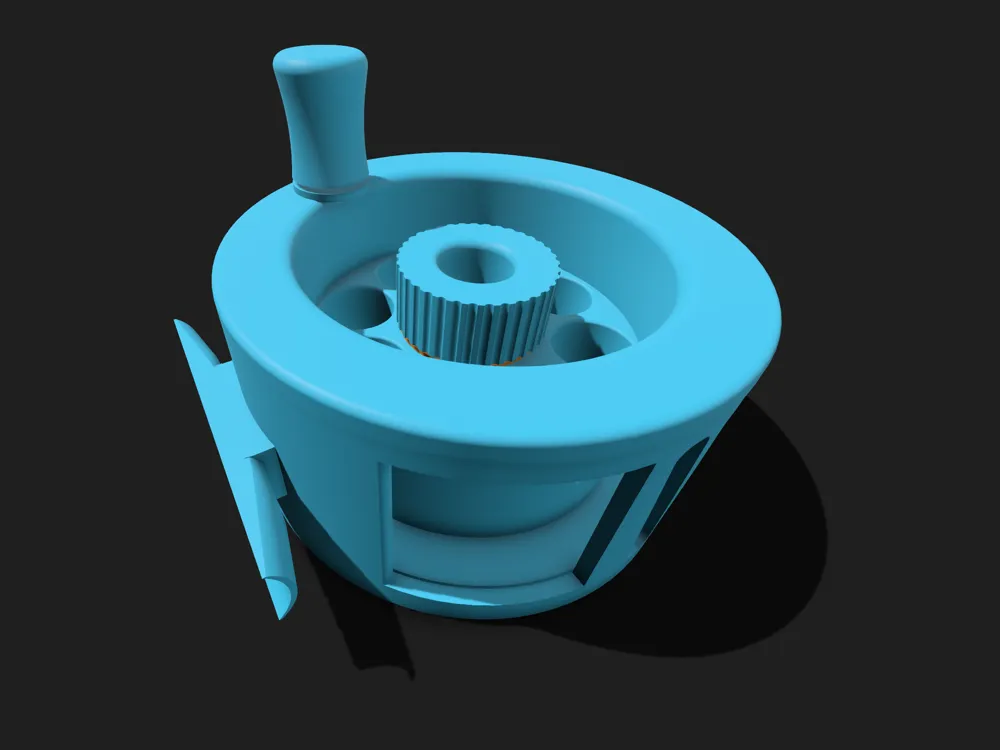 Fly reel V2 "Print-in-place" #7-8 line - Free 3D Print Model - MakerWorld