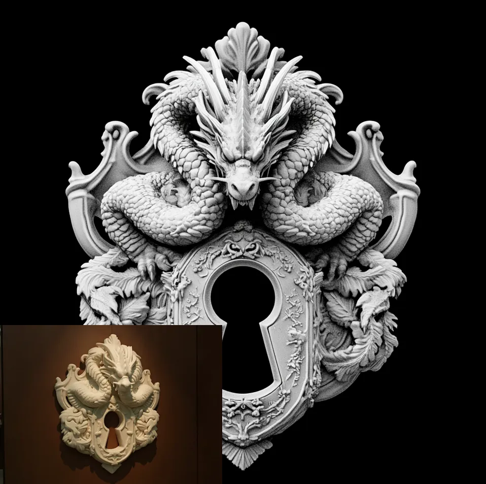 Dragon Lock by sduppleganger MakerWorld: Download Free 3D Models