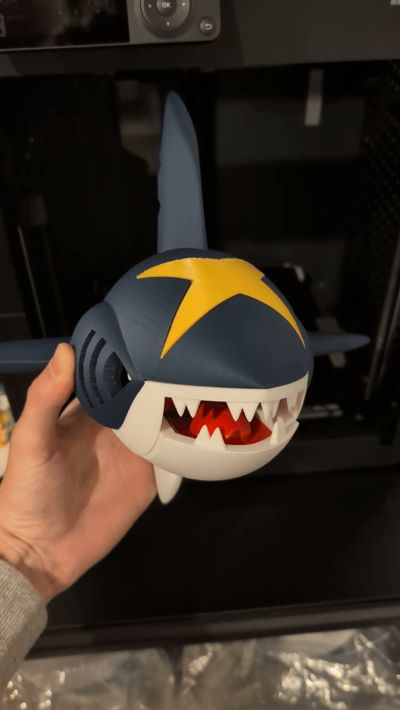 Mechanical Chomping Sharpedo by Bruddz MakerWorld: Download Free 3D Models