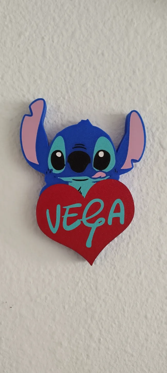 Letrero Stitch Personalizable by DAVID MakerWorld: Download Free 3D Models