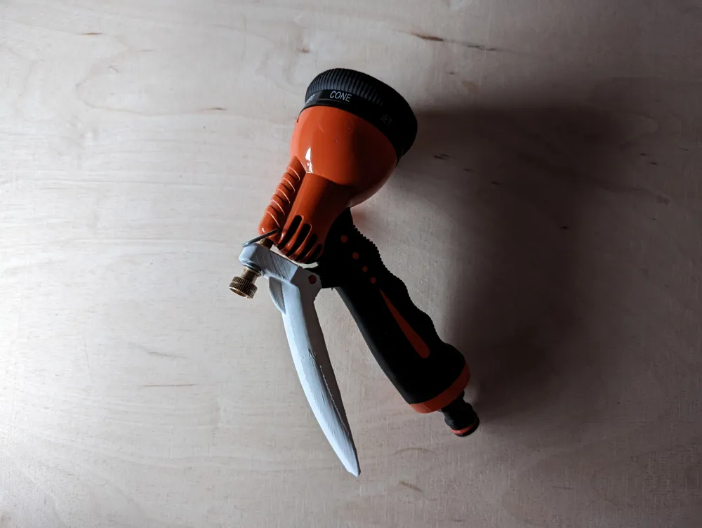 Garden gun / hand sprinkler replacement handle by mrstolarsky - MakerWorld