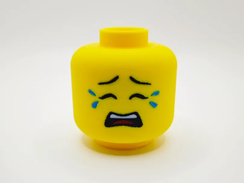 Brick Man - Crying Face (500%) by P78 - MakerWorld
