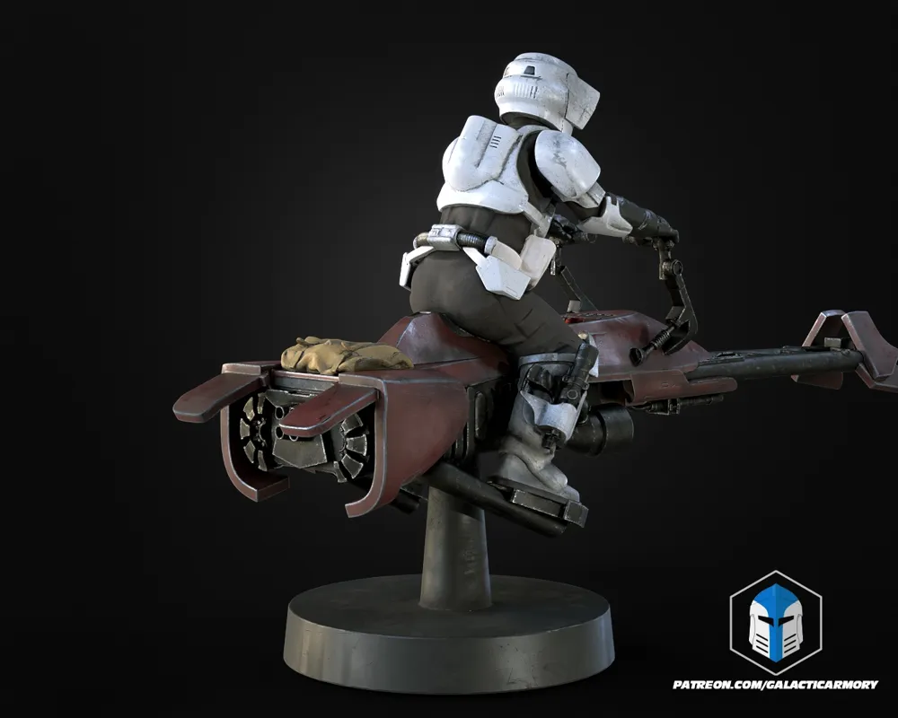 Miniatura de Scout Trooper - Modelo de impresión 3D gratuito - MakerWorld