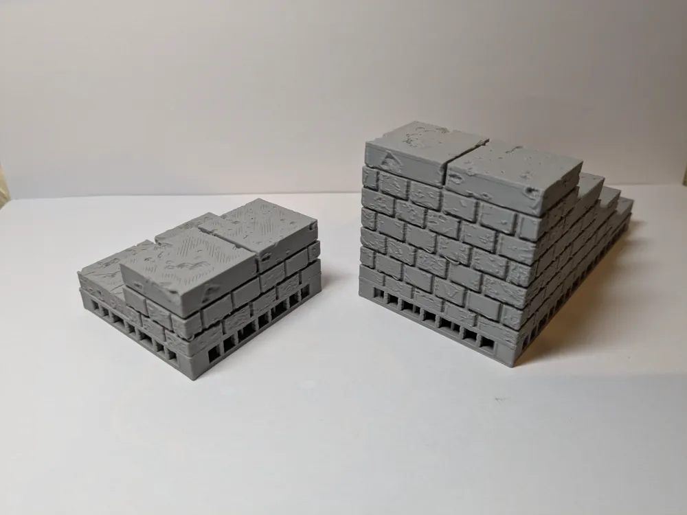 Cut Stone Stairs (Openforge remix) Remixed by Roby - MakerWorld