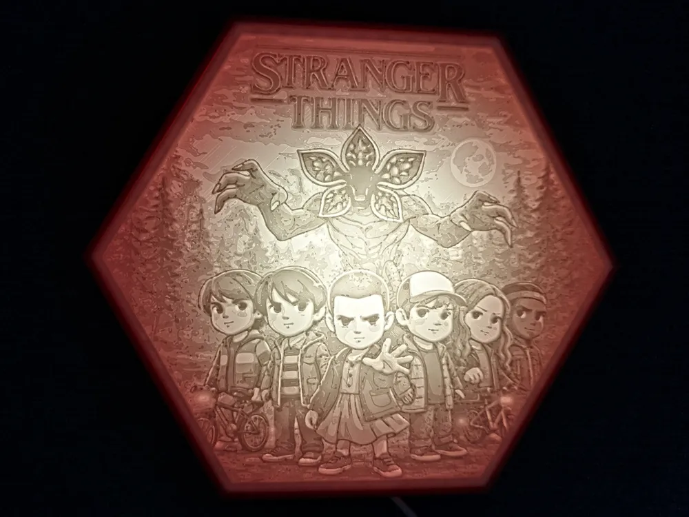 Night Lamp - Stranger Things - Free 3D Print Model - MakerWorld