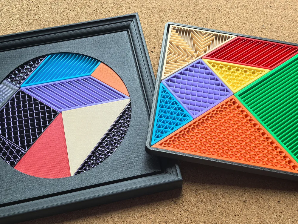 2½D Tangram · Regalo del Día del Niño - Modelo de impresión 3D gratuito ...