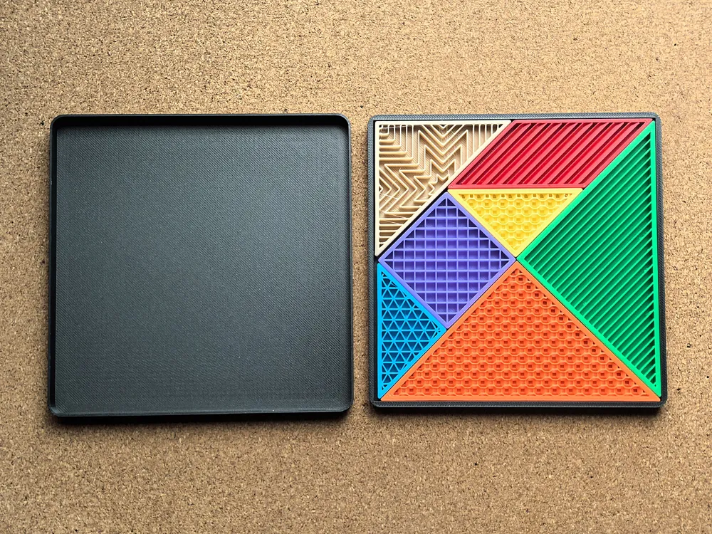 2½D Tangram · Regalo del Día del Niño - Modelo de impresión 3D gratuito ...