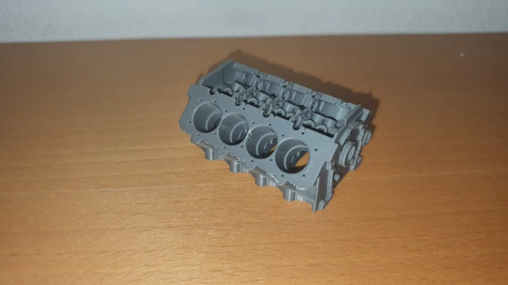 Realistic V8 Engine Block 3D Model - Free 3D Print Model - MakerWorld