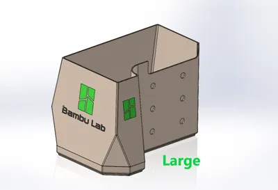 Poop Chute with optional magnets, for X1/P1 series by 3DTechBase - MakerWorld