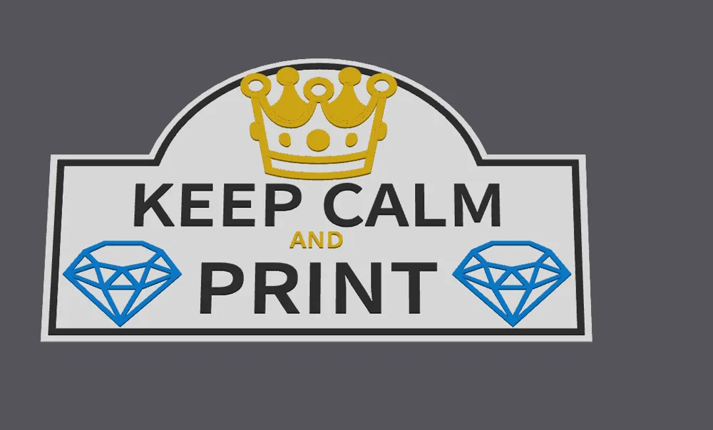 Keep Calm and Print by Landvoigt - MakerWorld