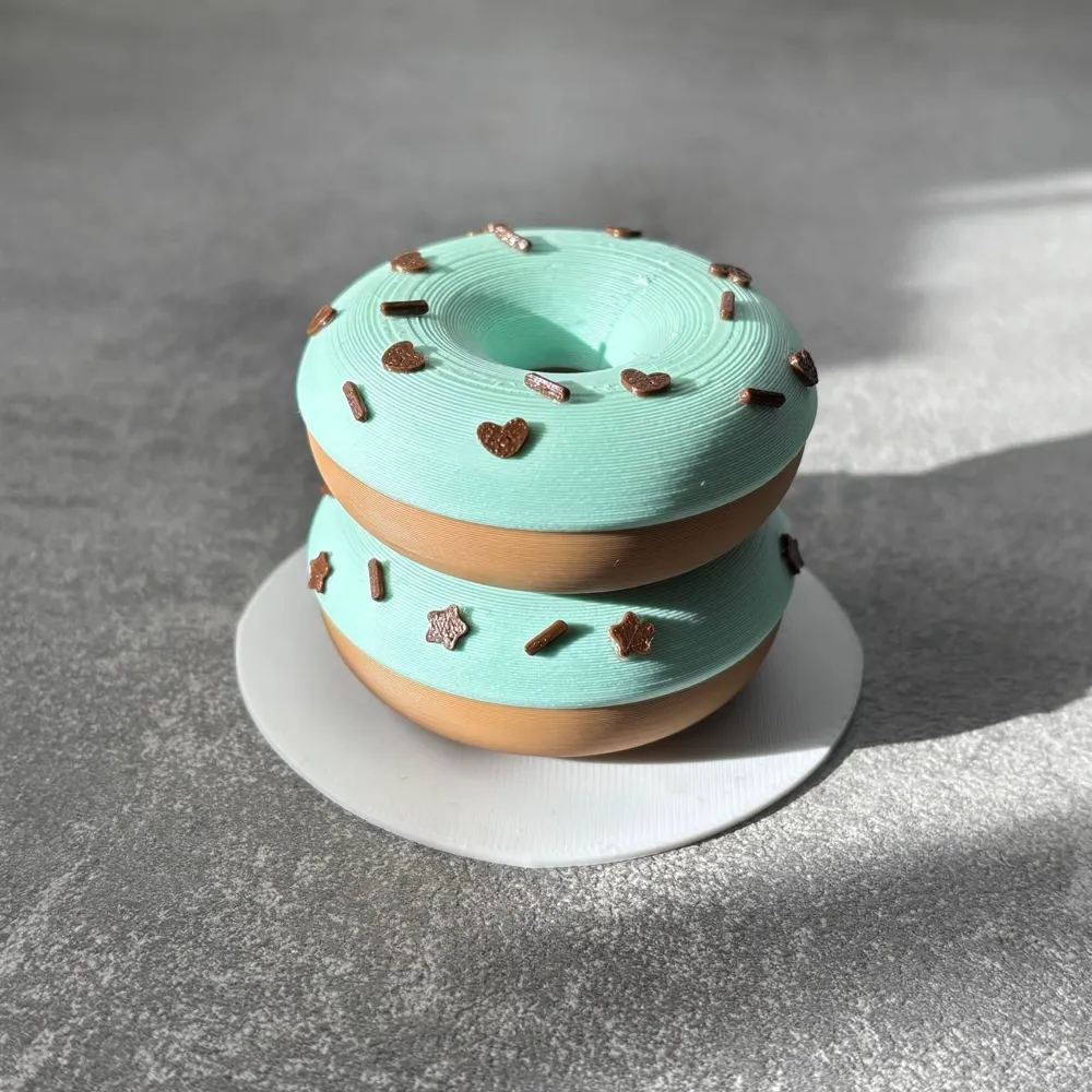 Apple Pencil Donut Stand with Decorative Sprinkles - Free 3D Print ...
